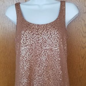 Talbots | Tops | Talbot Shimmery Bronze Tank Top Size Small | Poshmark